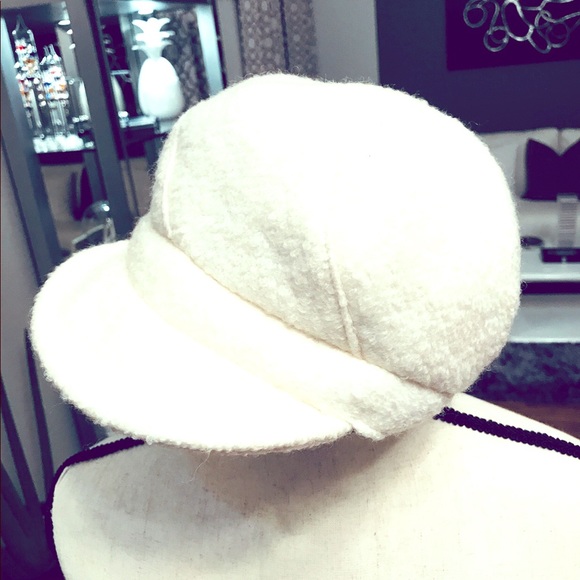 Accessories | August Hat Ivory Boucle Hat | Poshmark